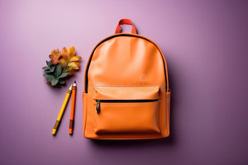 Student Backpack and Various School Supplies. Studing, Education and ...