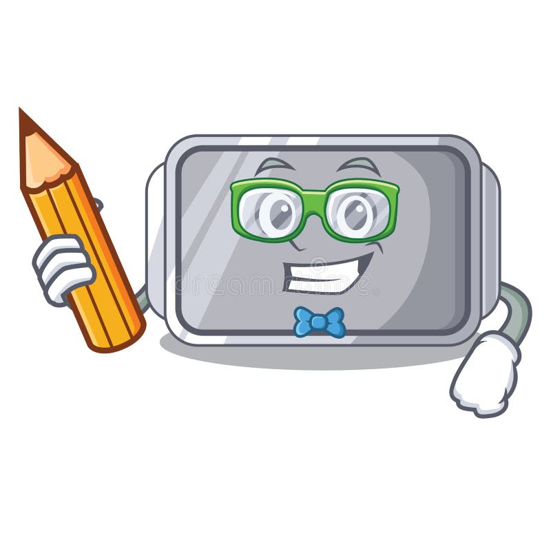 Student Baking Pan Shape on the Cartoon Stock Vector - Illustration of ...