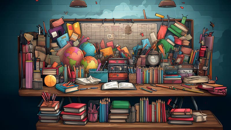 Student Banner in a Modern Style Stock Illustration - Illustration of ...