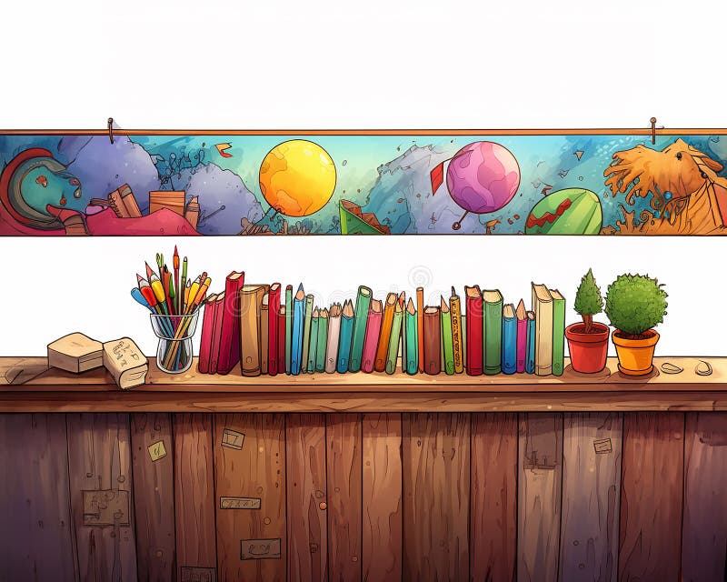 Student Banner in a Modern Style Stock Illustration - Illustration of ...