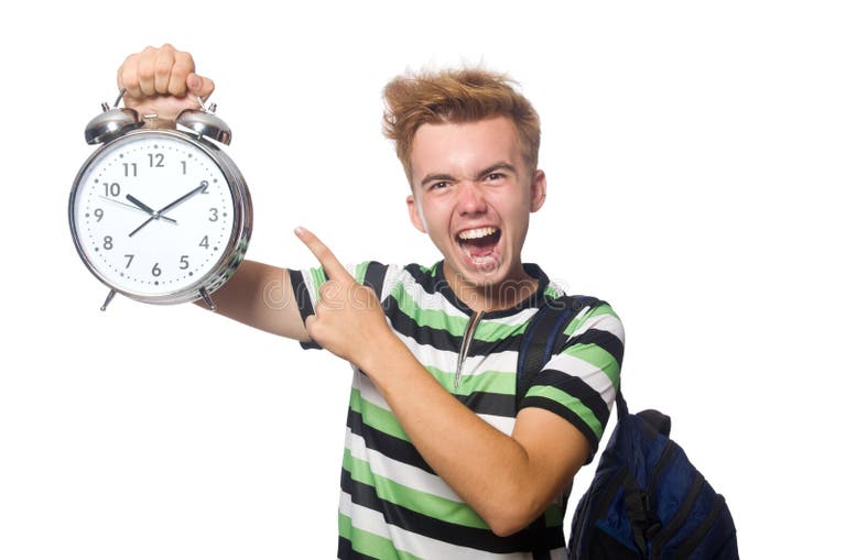 Student being late stock photo. Image of homework, male - 47304758
