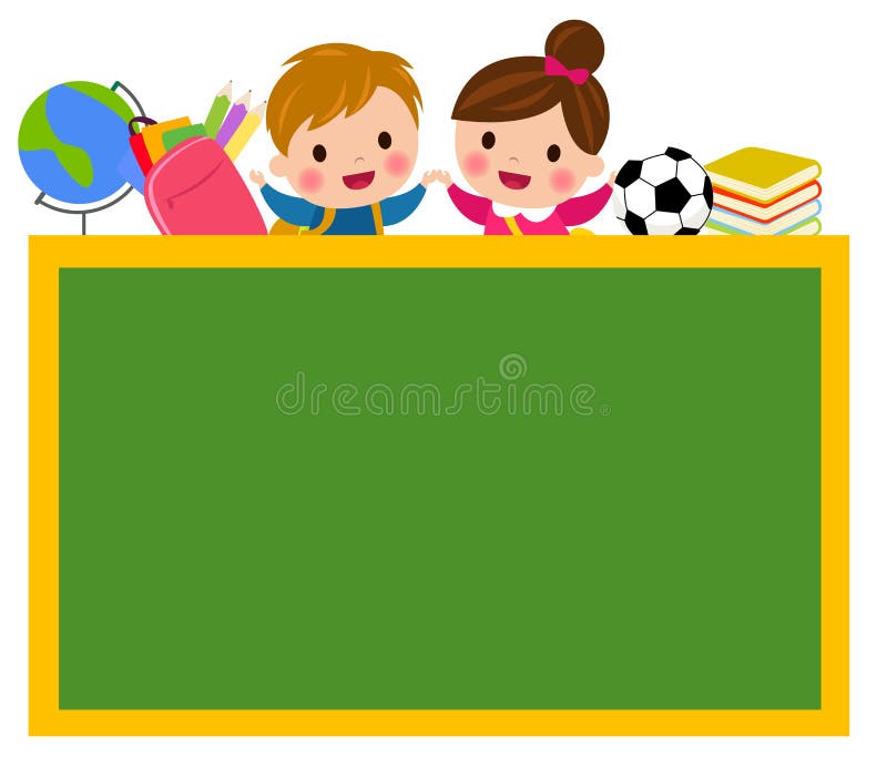 Student and blackboard stock vector. Illustration of poster - 105510964