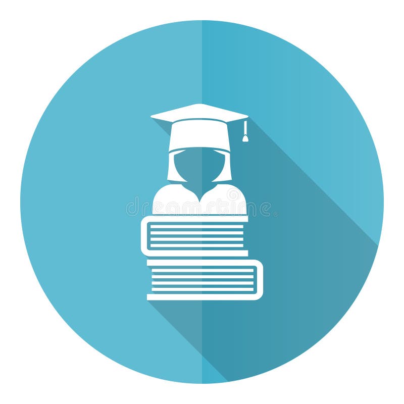 Student Blue Seaweed Isolated in the Character Stock Vector ...