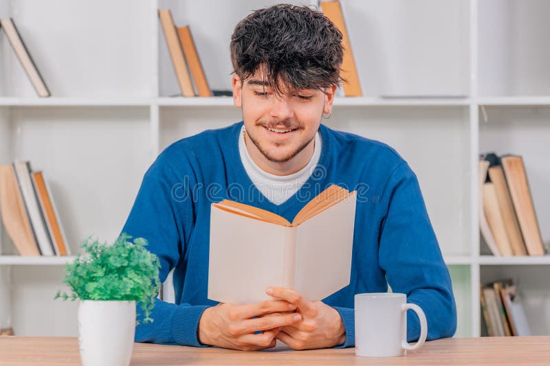 Student with a book stock photo. Image of handsome, styling - 316152900