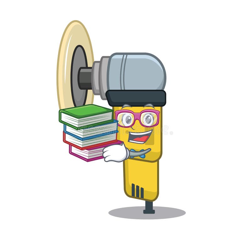 Student Pneumatic Sander in a Cartoon Drawer Stock Vector ...