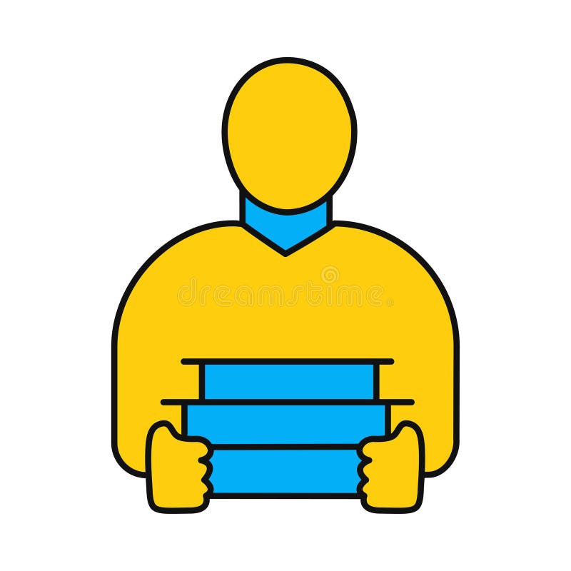 Student, Book, Reading, Man, Student Reading Book Icon Stock Vector ...