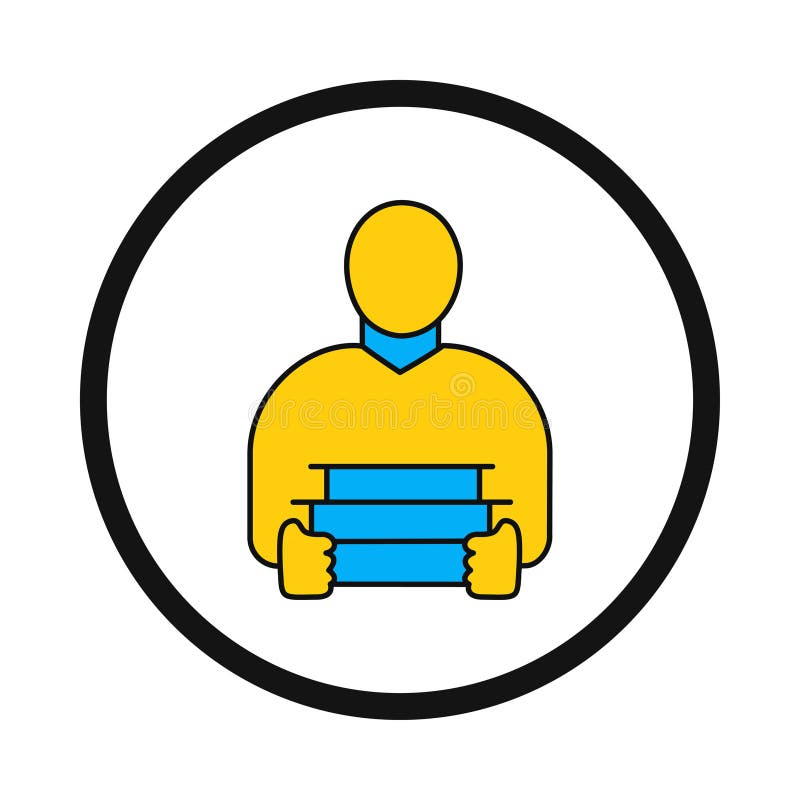 Student, Book, Reading, Man, Student Reading Book Icon Stock Vector ...