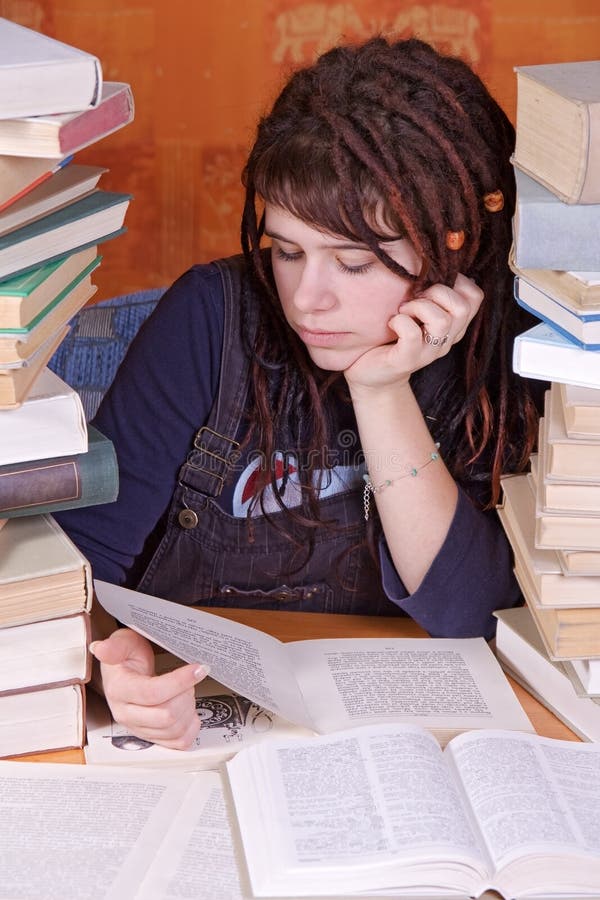 Student with books stock image. Image of educational - 10976195