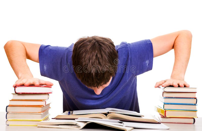 Student with a Books stock photo. Image of pupil, books - 128247592