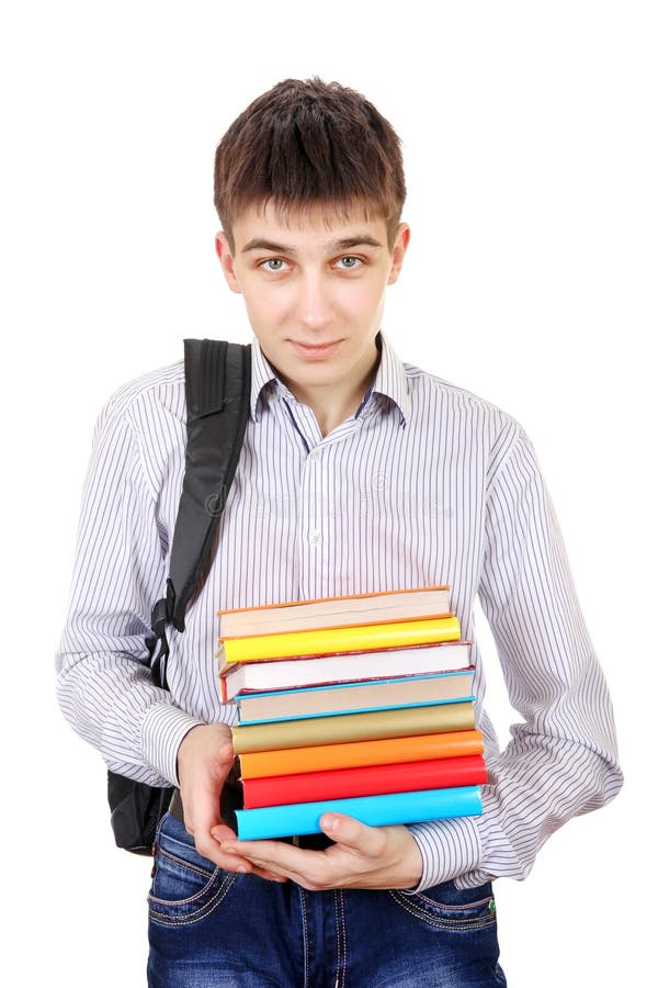 Student with a Books stock image. Image of heap, hold - 40602097