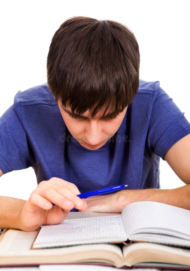 Student with a Books stock photo. Image of read, books - 133937604