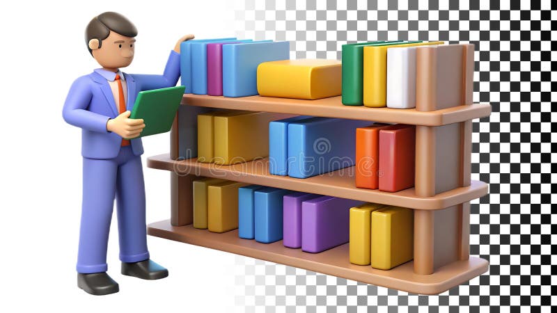 Student with Books Education and Learning Resource Illustration Png ...