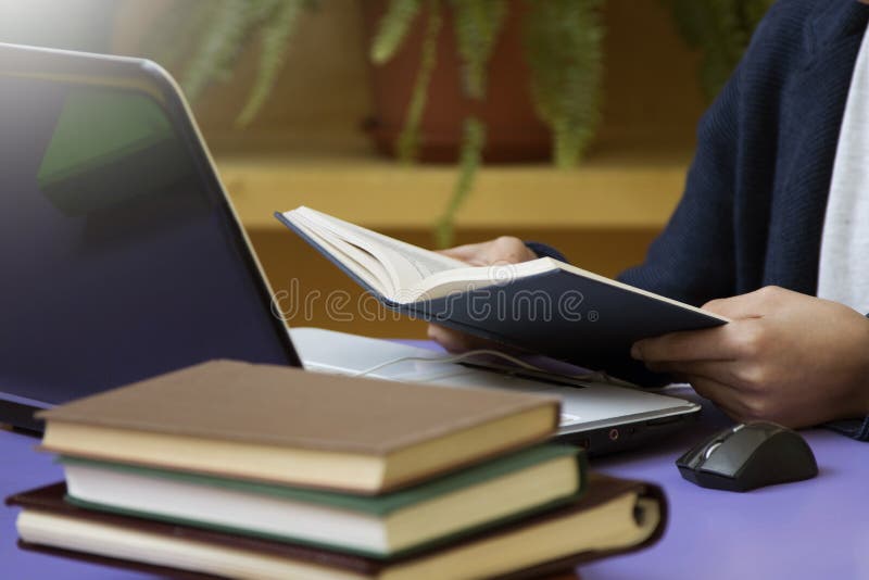 Student with books stock photo. Image of library, outdoors - 94701142
