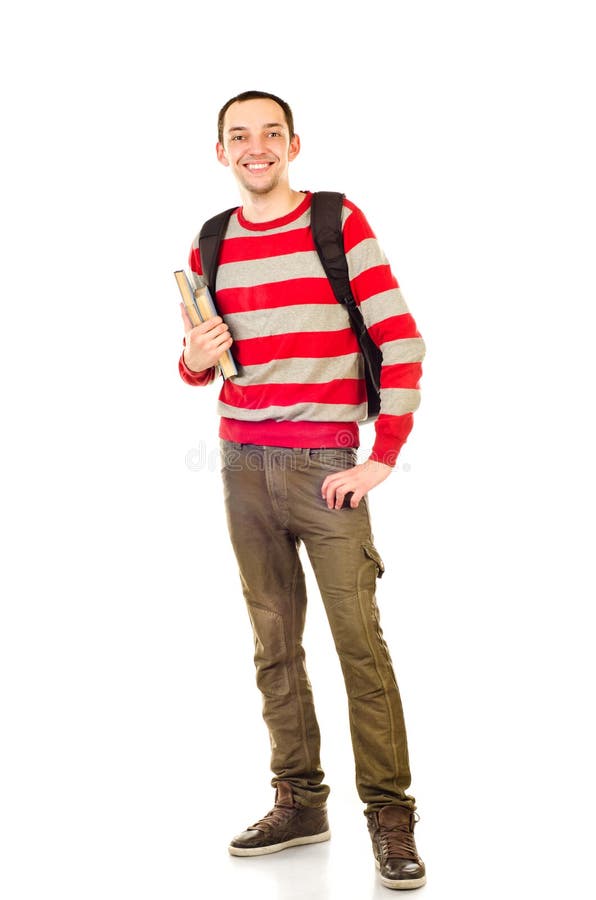 Student boy stock photo. Image of handsome, friendly - 52871324