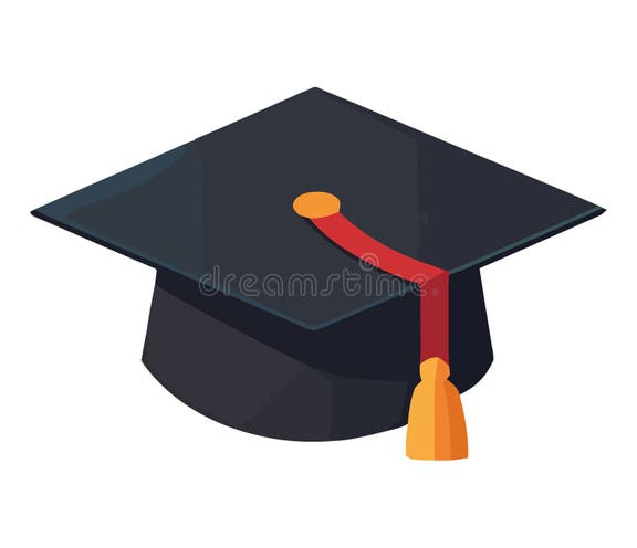 Student cap after learning stock vector. Illustration of student ...