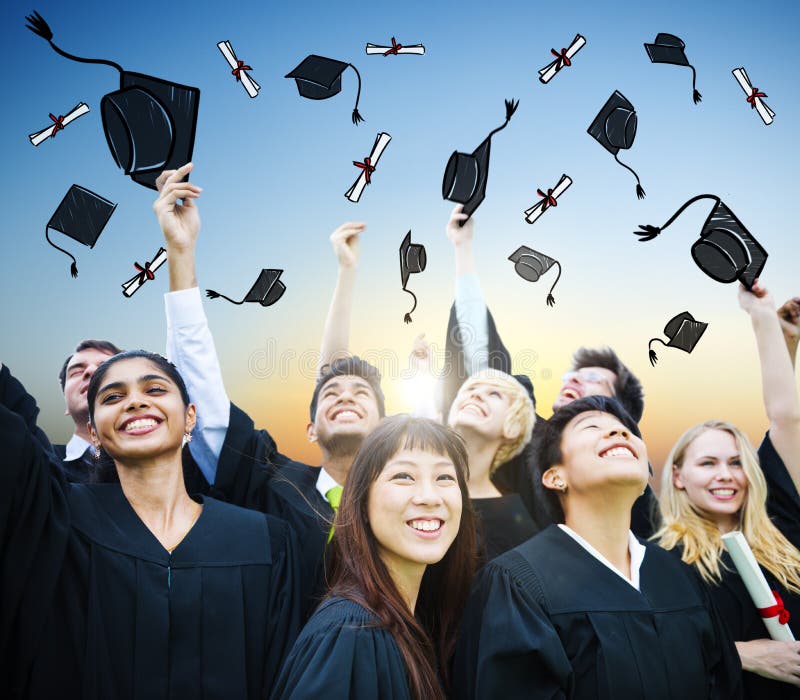 Student Celebration Education Graduation Happiness Concept Stock Photo ...