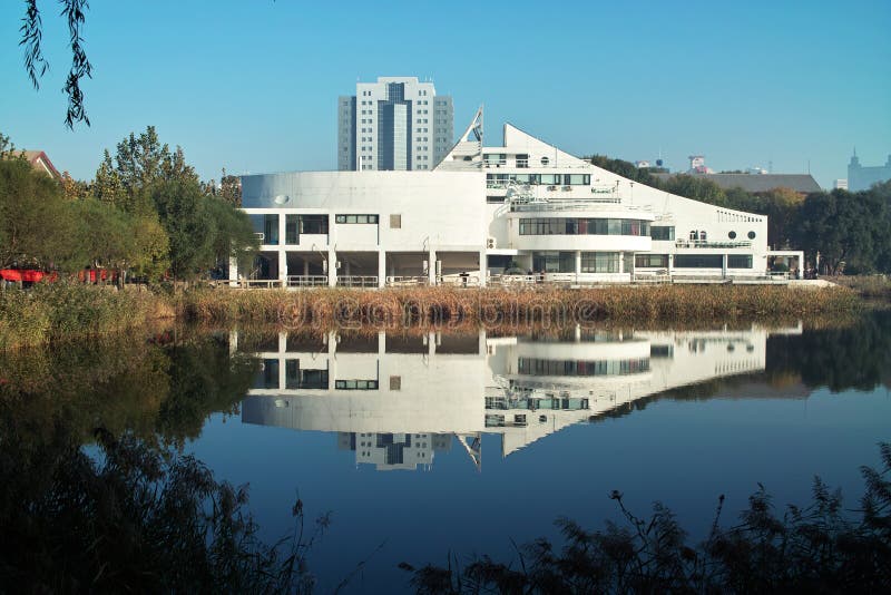 The Student Center of Tianjin University, China Stock Photo - Image of ...