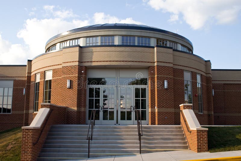 Student Center - University Stock Image - Image of brick, glass: 6095597