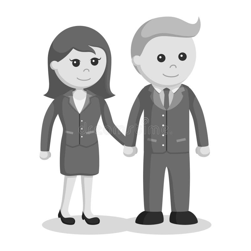 Student Character Profession Design Vector Black and White Stock Vector ...