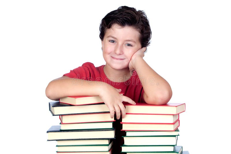 Student Child Studying Raising the Hand Stock Photo - Image of homework ...