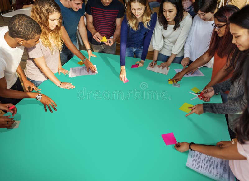 Student Classmate Friends Understanding Study Concept Stock Photo ...