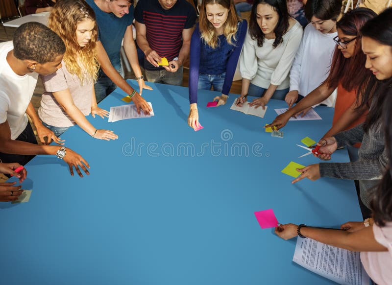 Student Classmate Friends Understanding Study Concept Stock Image ...