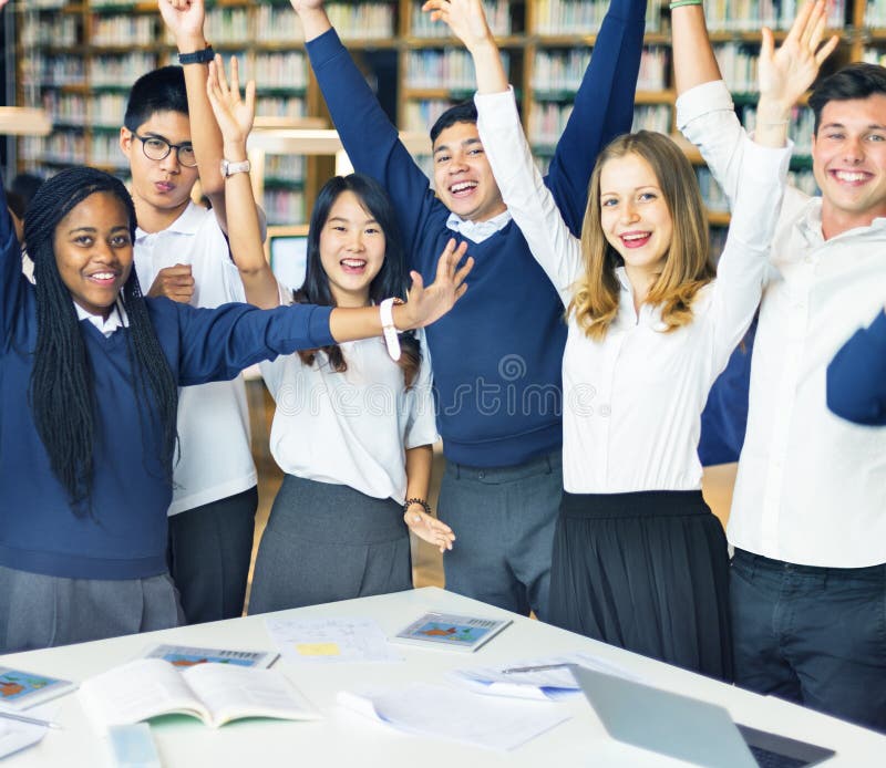 Student Classmate Friends Understanding Study Concept Stock Image ...