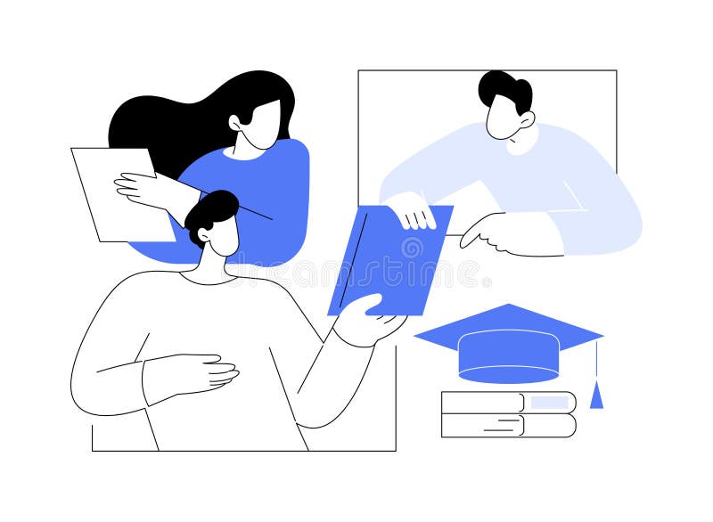 Student Club Abstract Concept Vector Illustration. Stock Vector ...