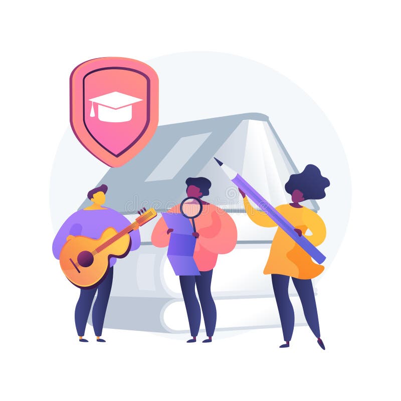 Student Club Abstract Concept Vector Illustration Stock Vector ...