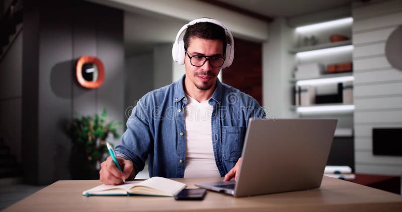 Student Solving Math S Problem on Digital Tablet in Classroom Stock ...