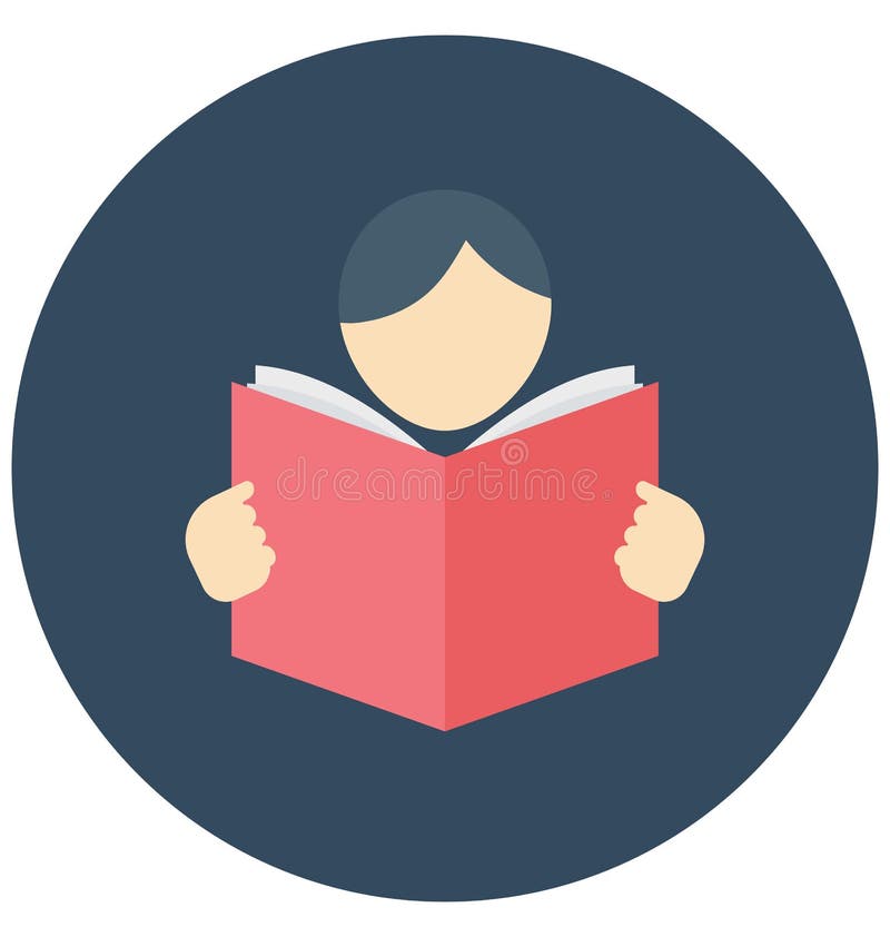 Student Color Isolated Vector Icon that Can Be Easily Modified or Edit ...