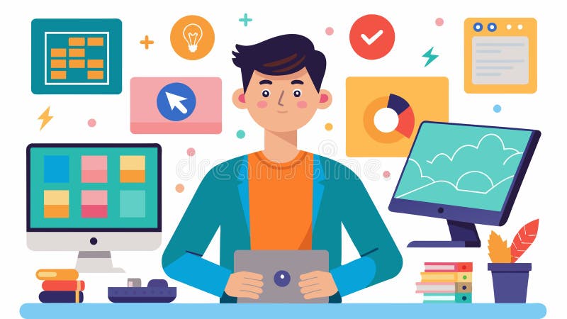 A Student Confidently Demonstrates Their Knowledge of Graphic Design ...