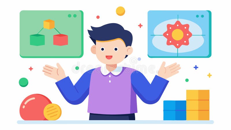 A Student Confidently Explaining the Concept of Boolean Logic To Their ...