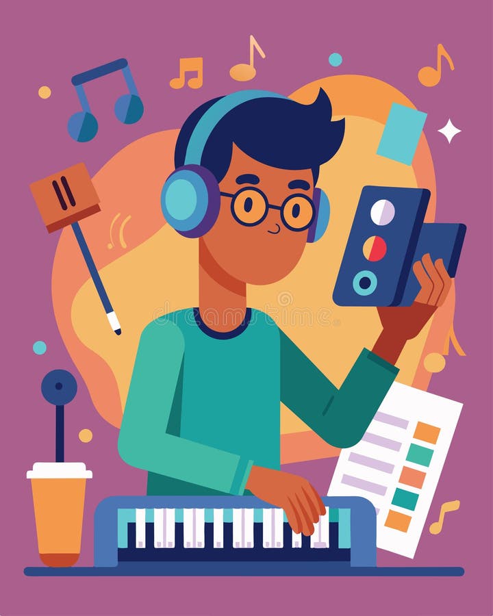 A Student Creating Music and Sound Effects for Their Educational Game ...