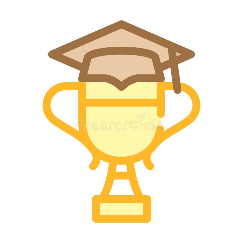 Student Cup Award Color Icon Vector Illustration Stock Vector ...