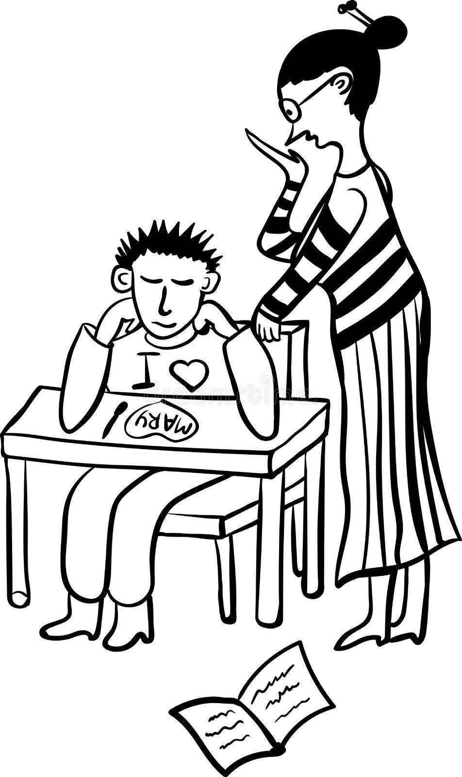 Absent Student Stock Illustrations – 38 Absent Student Stock ...