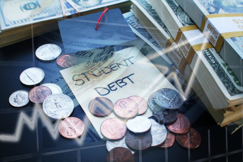 Student Debt Increasing High Quality Stock Photo - Image of profit ...