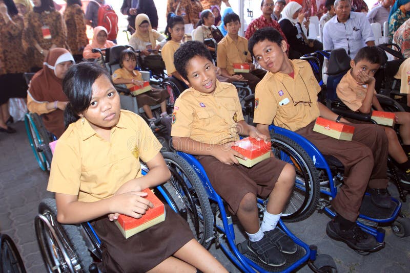 Student with disabilities editorial stock photo. Image of motivation ...