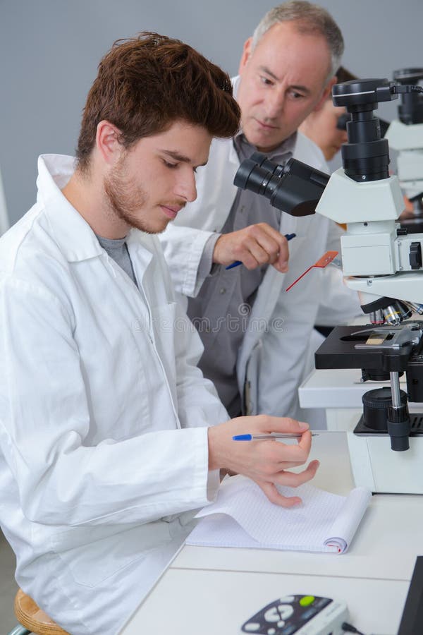 Student Documenting His Observation Stock Photo - Image of ...