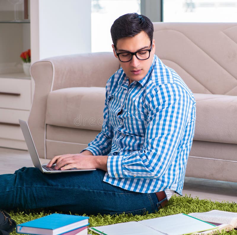 Student Doing Distance MBA Online Training Stock Photo - Image of ...