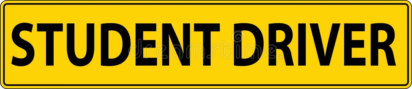 Learner Driver Plate Stock Illustrations – 75 Learner Driver Plate ...