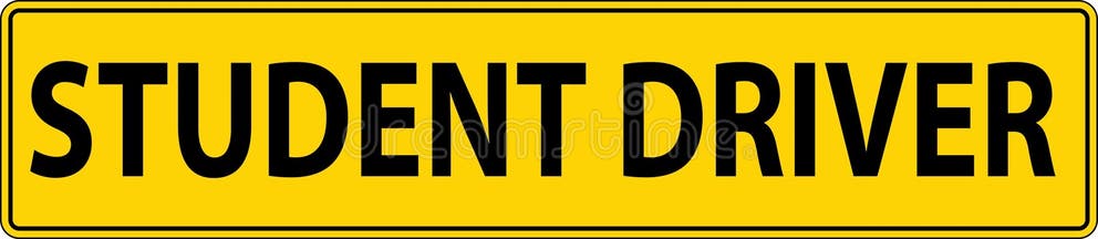 Learner Driver Plate Stock Illustrations – 75 Learner Driver Plate ...