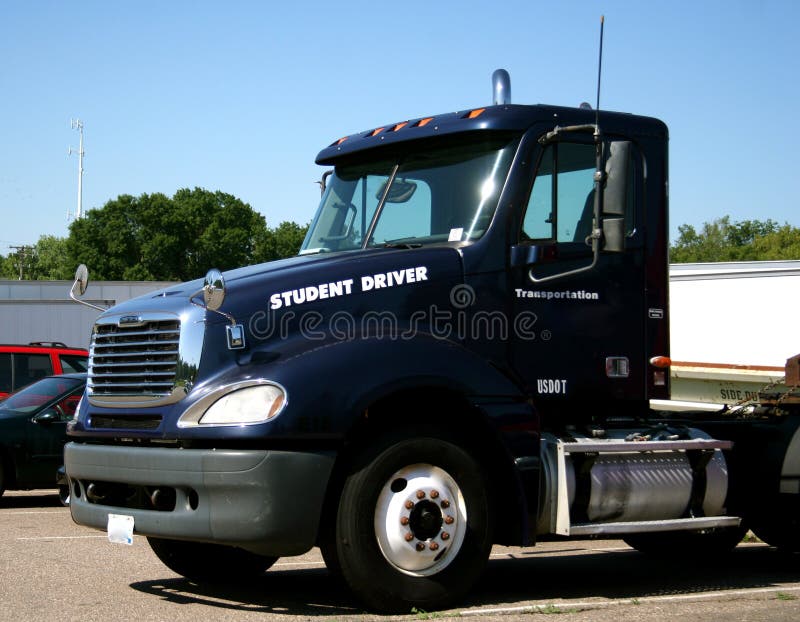 Student Driver Semi Truck Stock Photos - Free & Royalty-Free Stock ...