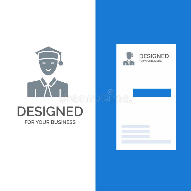 Student, Education, Graduate, Learning Grey Logo Design and Business ...