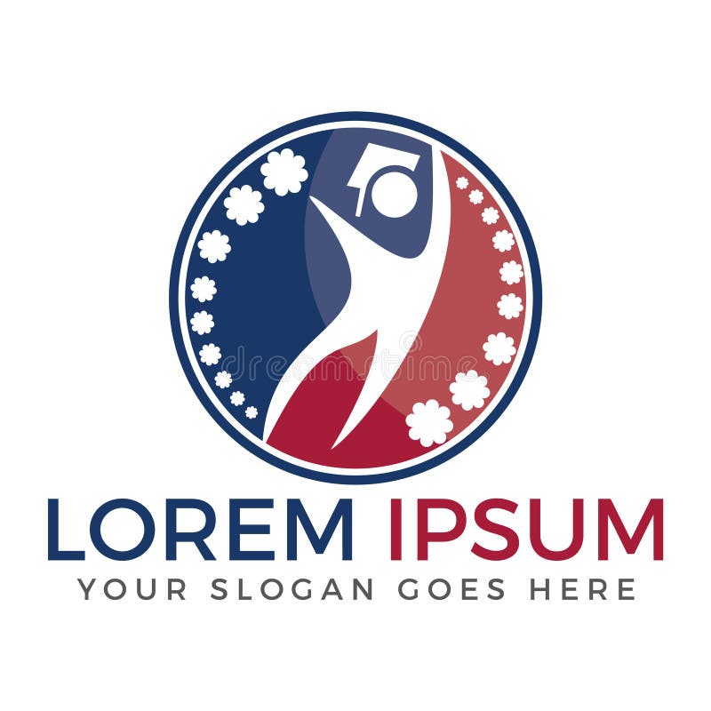 Student and Education Logo. Stock Vector - Illustration of high ...