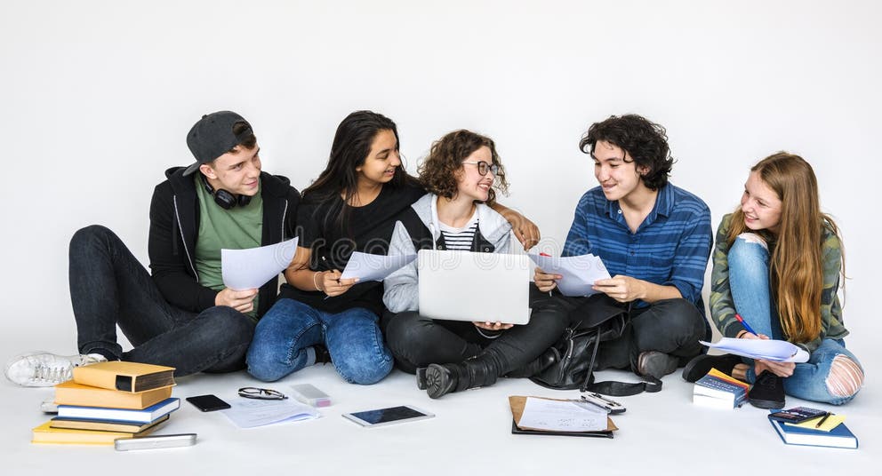 Student Education School Academic Friends Stock Image - Image of ...