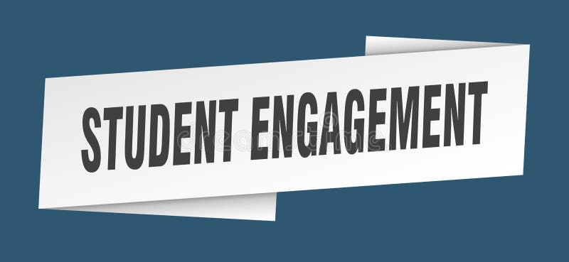 Student Engagement Banner Template. Student Engagement Ribbon Label ...