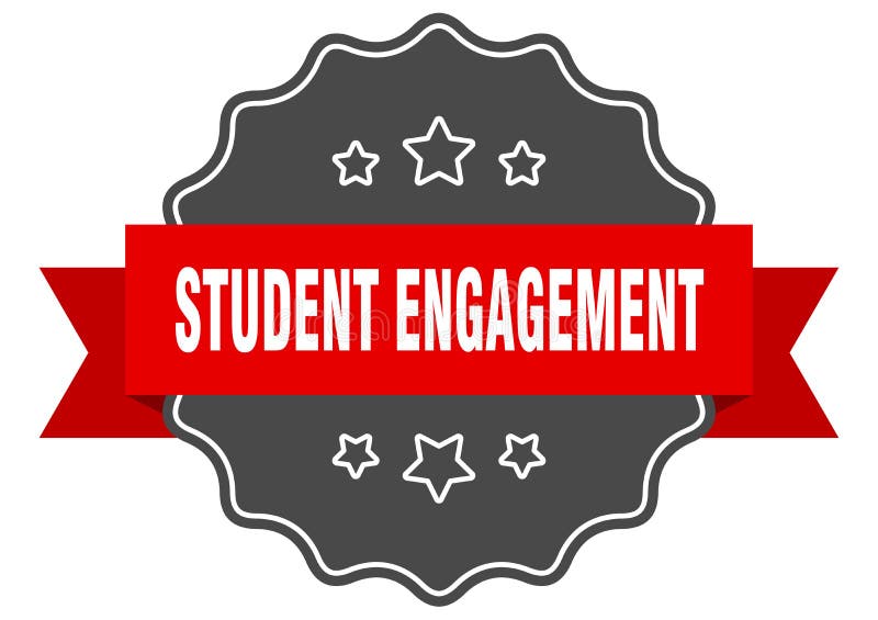 Student engagement label stock vector. Illustration of badge - 194917720