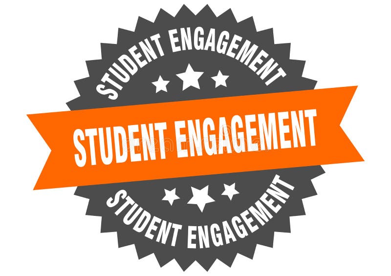 Student Engagement Sign. Student Engagement Circular Band Label ...