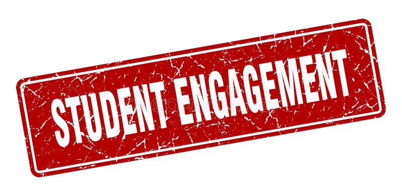 Student Engagement Sign. Student Engagement Grunge Stamp Stock Vector ...